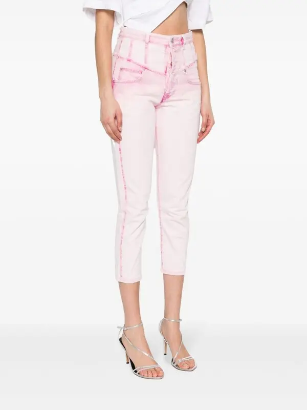 Isabel Marant Étoile Oliviani High-rise Cropped Jeans