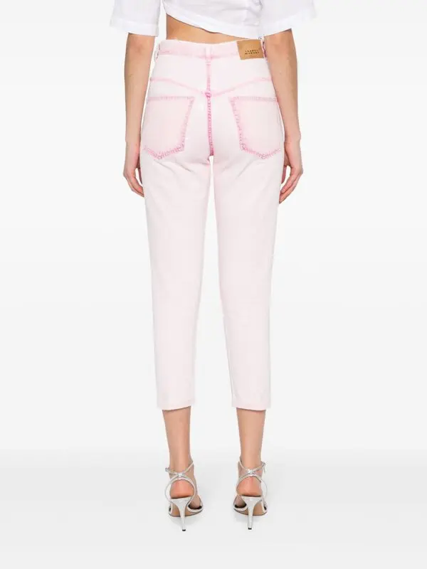 Isabel Marant Étoile Oliviani High-rise Cropped Jeans