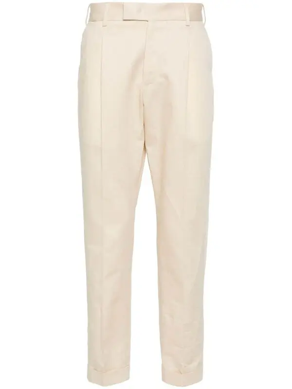 PT TORINO Feather-detail Trousers - Neutrals