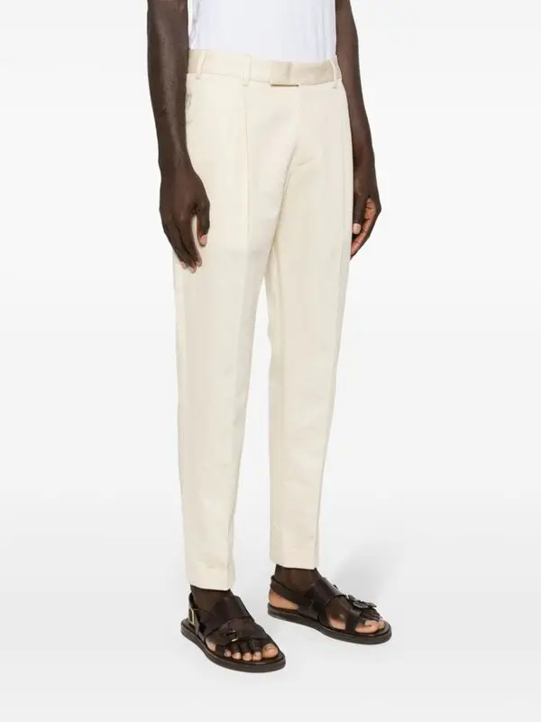 PT TORINO Feather-detail Trousers - Neutrals