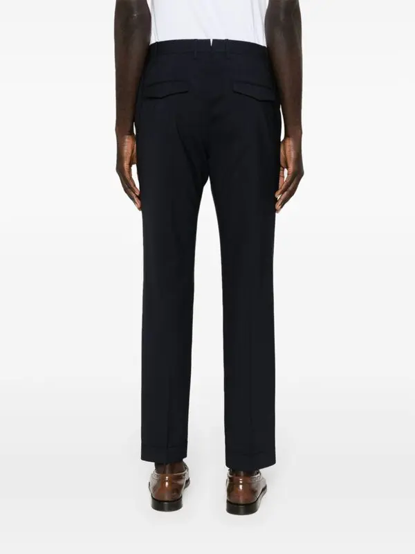 PT TORINO Slim-fit Cropped Trousers - Blue