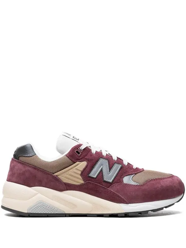 NEW BALANCE 580 Panelled Chunky Sneakers - Red