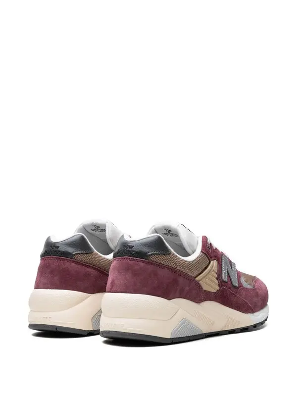 NEW BALANCE 580 Panelled Chunky Sneakers - Red