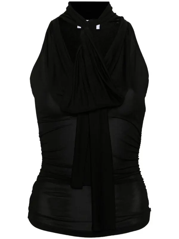Blumarine Bow Halterneck Blouse