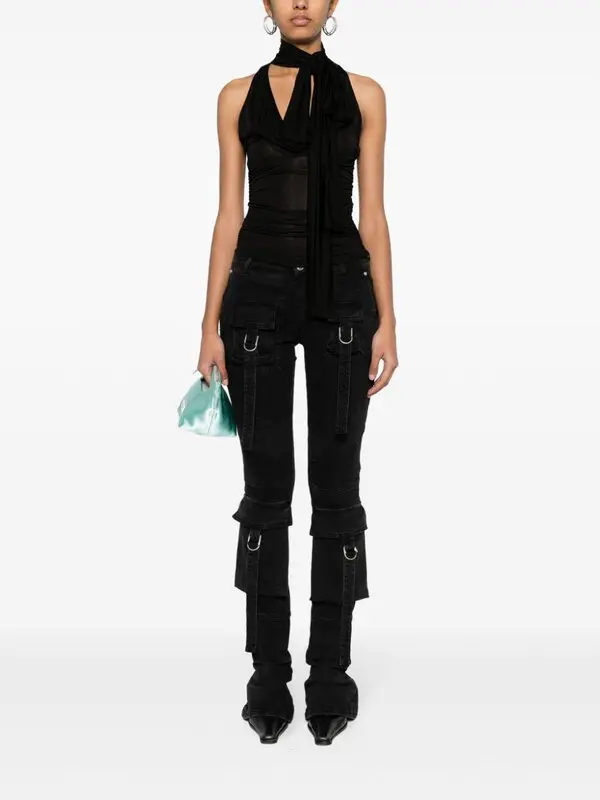 Blumarine Bow Halterneck Blouse