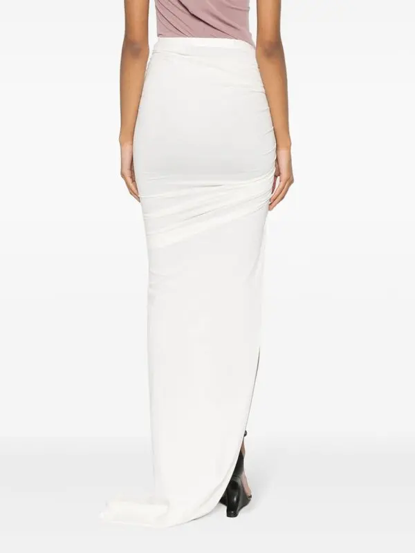 Rick Owens Edfu Gathered Maxi Skirt