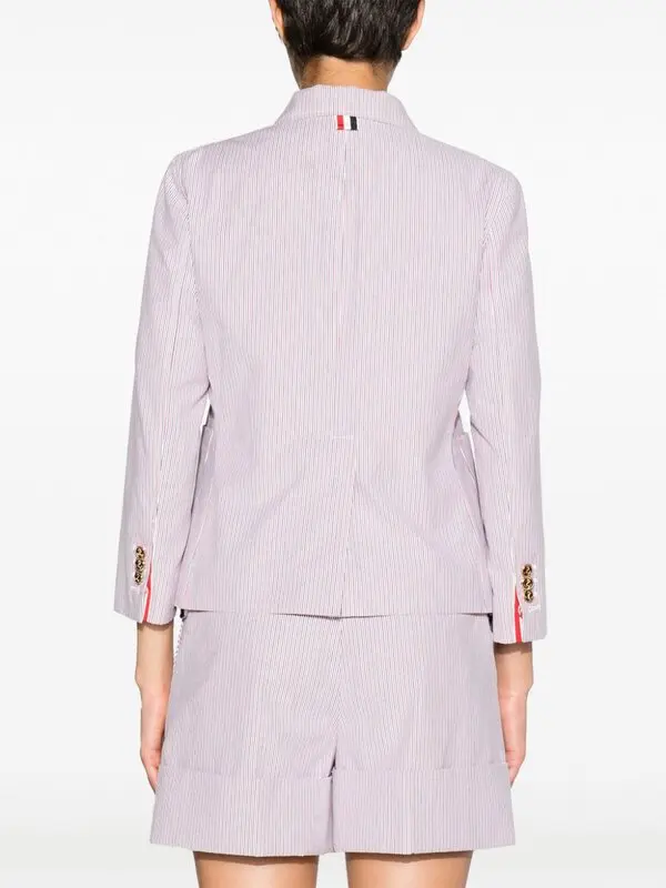 Thom Browne Striped Double-breasted Jacket