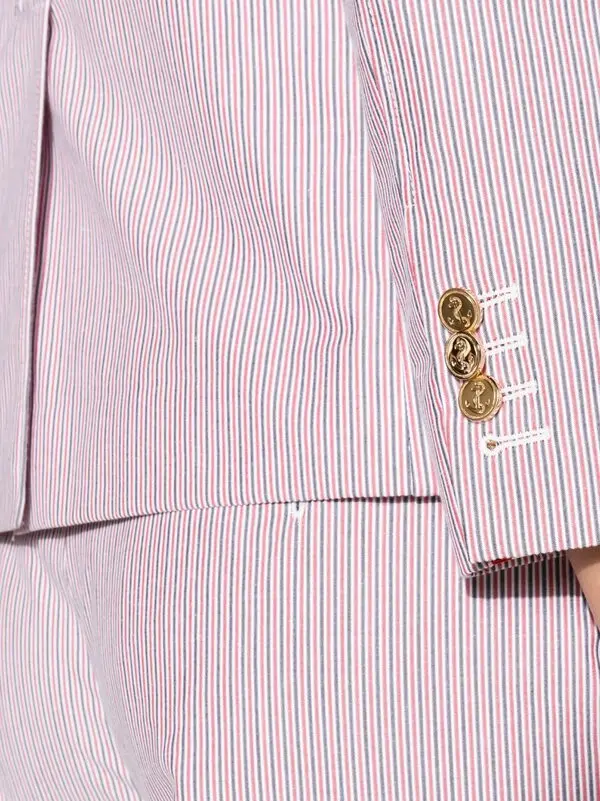 Thom Browne Striped Double-breasted Jacket