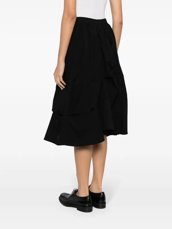 B+AB Gathered Midi Skirt