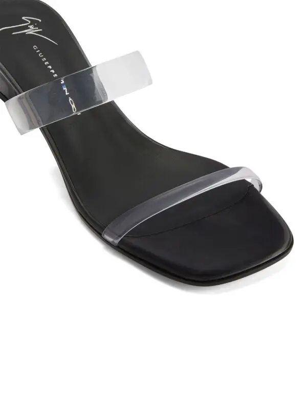 GIUSEPPE ZANOTTI Aude Plexi 45mm Mules