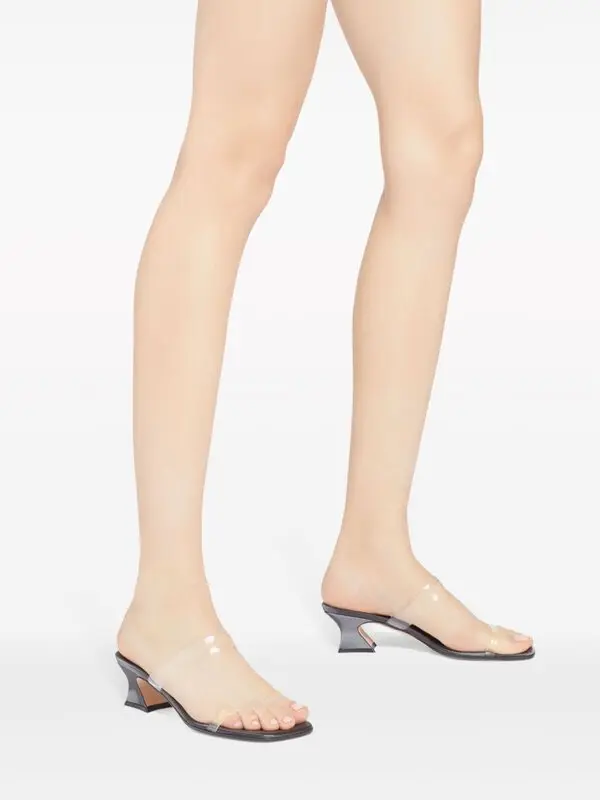 GIUSEPPE ZANOTTI Aude Plexi 45mm Mules