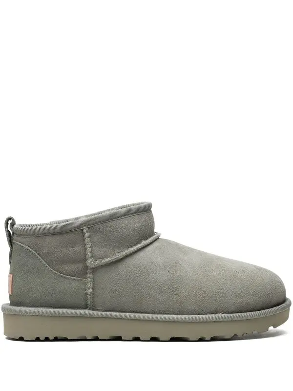 UGG Classic Ultra Mini Shearling Boots - Grey