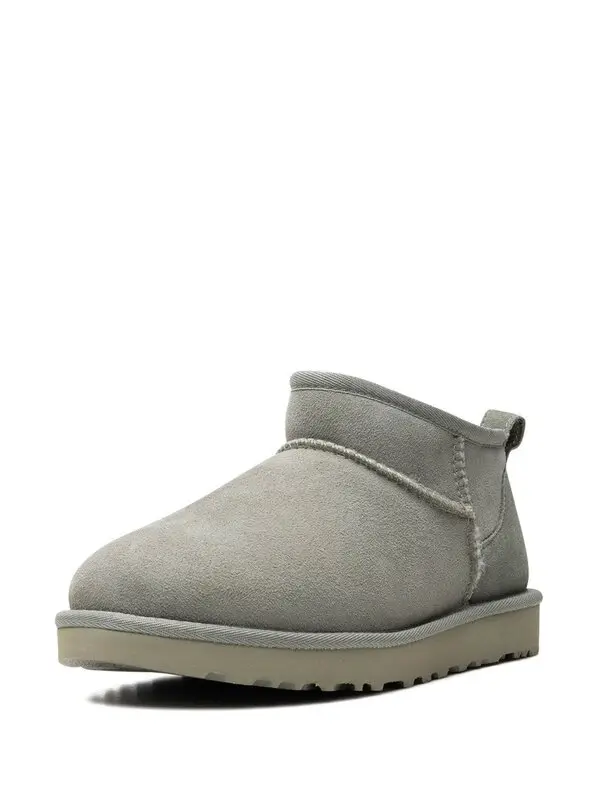 UGG Classic Ultra Mini Shearling Boots - Grey