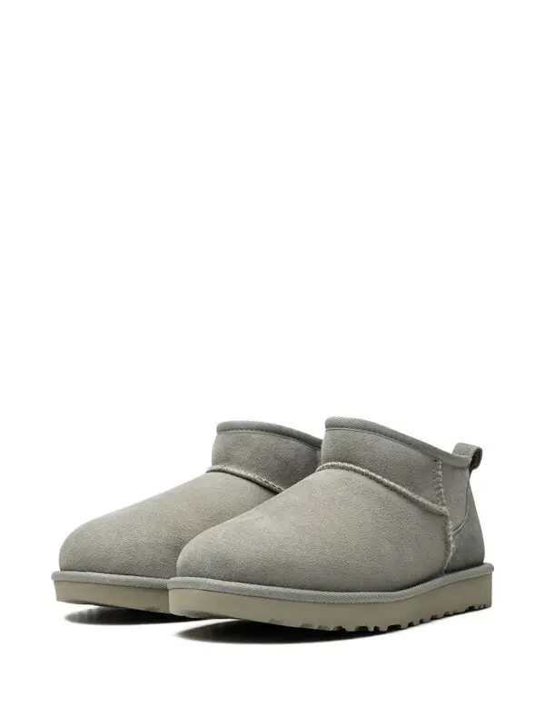 UGG Classic Ultra Mini Shearling Boots - Grey