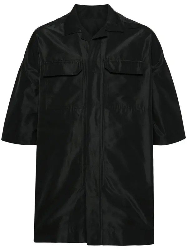 Rick Owens Magnum Tommy Oversized Shirt - Black