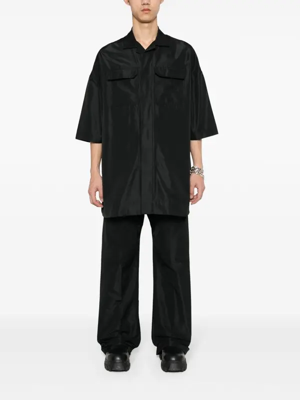 Rick Owens Magnum Tommy Oversized Shirt - Black