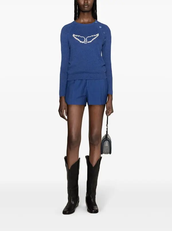 Zadig&Voltaire Tailored Thigh-length Shorts - Blue