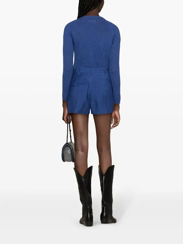 Zadig&Voltaire Tailored Thigh-length Shorts - Blue