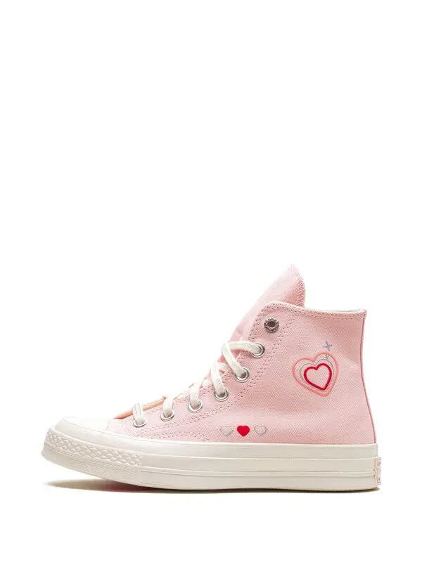 CONVERSE Chuck 70 Hi Y2k Heart Sneakers - Pink