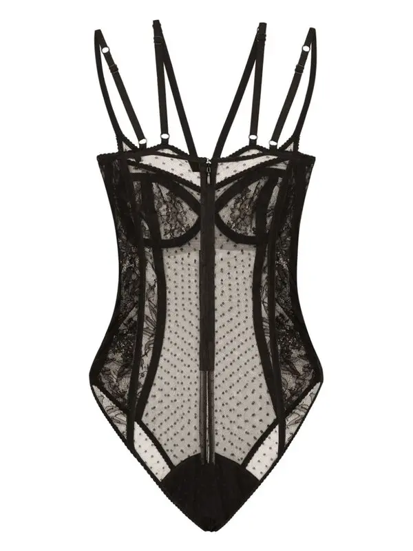 Dolce & Gabbana Floral-lace Bodysuit