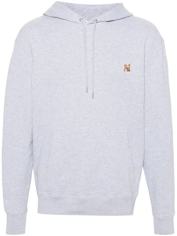 Maison Kitsuné Fox-motif Sweatshirt - Grey
