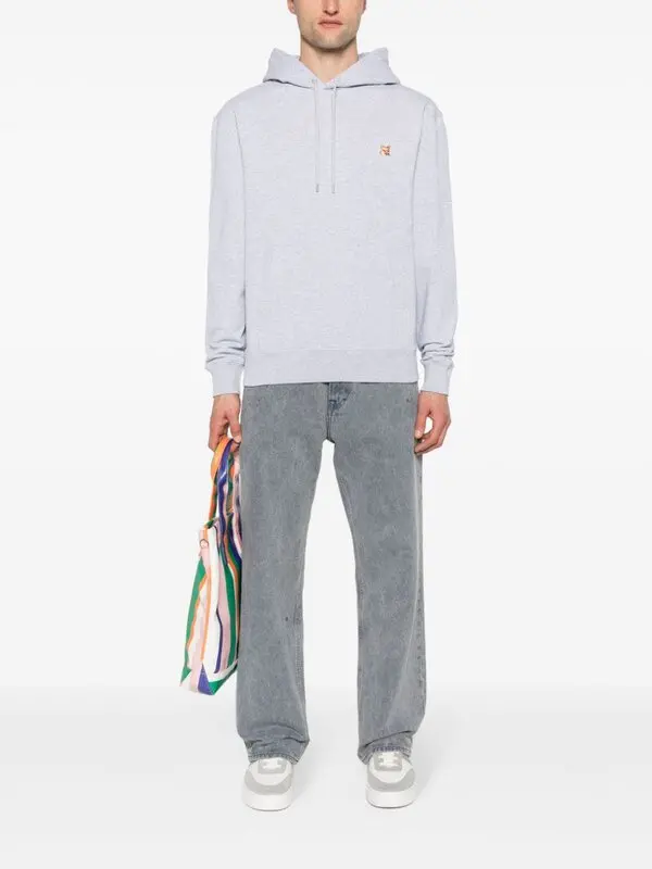 Maison Kitsuné Fox-motif Sweatshirt - Grey