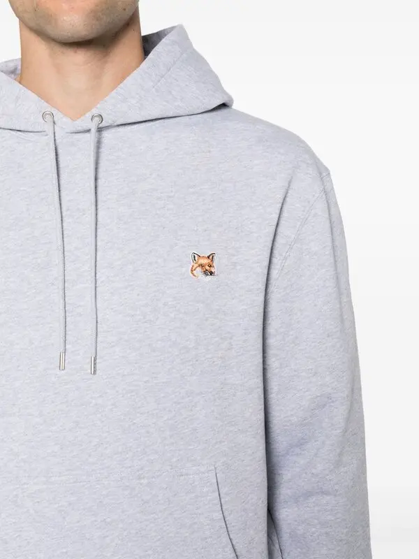 Maison Kitsuné Fox-motif Sweatshirt - Grey