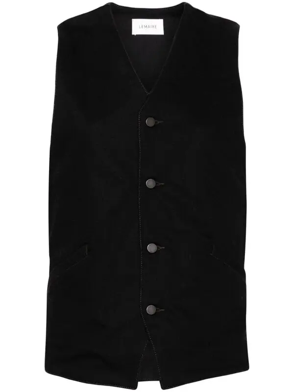 LEMAIRE Cotton-denim Waistcoat