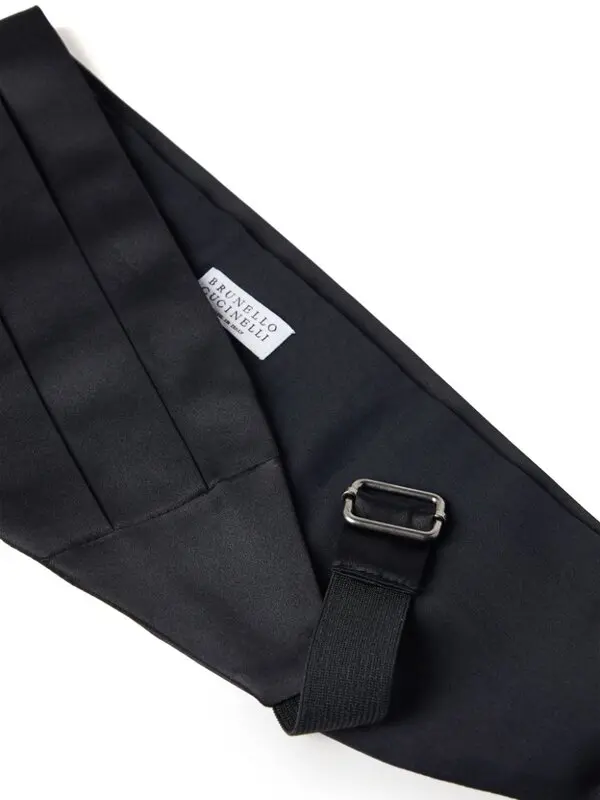 Brunello Cucinelli Pleated Satin Cummerbund
