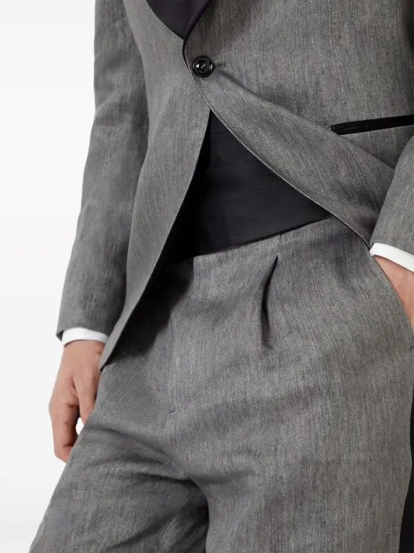 Brunello Cucinelli Pleated Satin Cummerbund