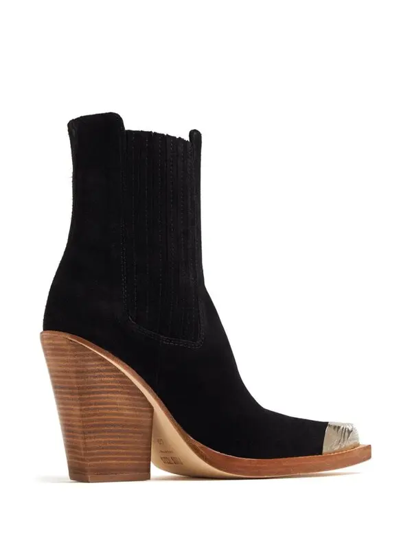 Paris Texas Dallas 100mm Boots - Black