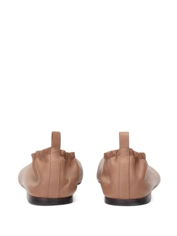 3.1 Phillip Lim Id Leather Ballerina Shoes - Neutrals