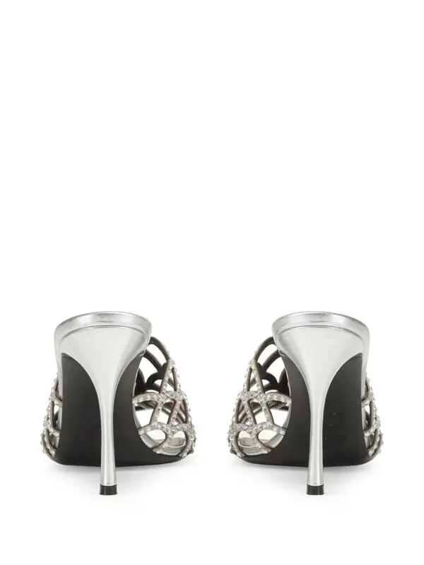 SERGIO ROSSI Sr Mermaid 90mm Leather Mules