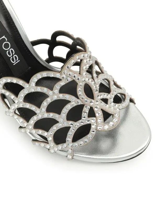 SERGIO ROSSI Sr Mermaid 90mm Leather Mules