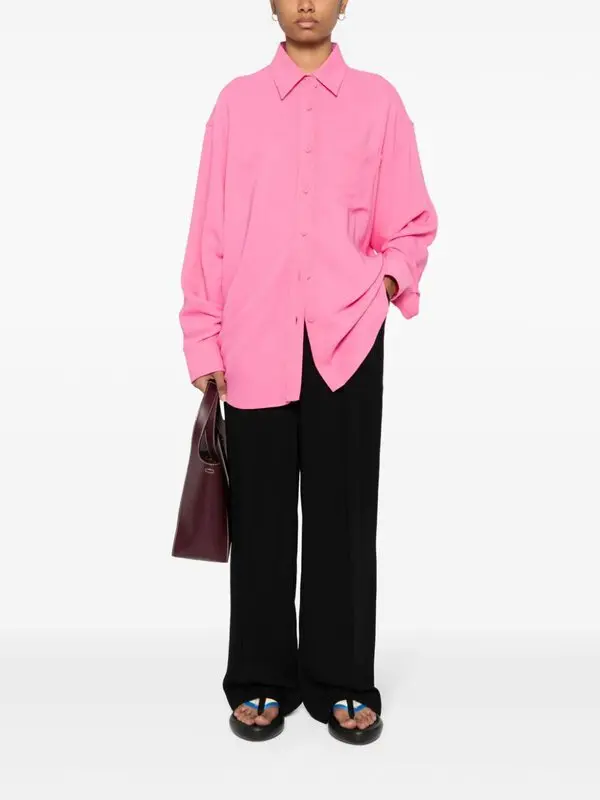 Stella McCartney Drop-shoulder Crepe Shirt