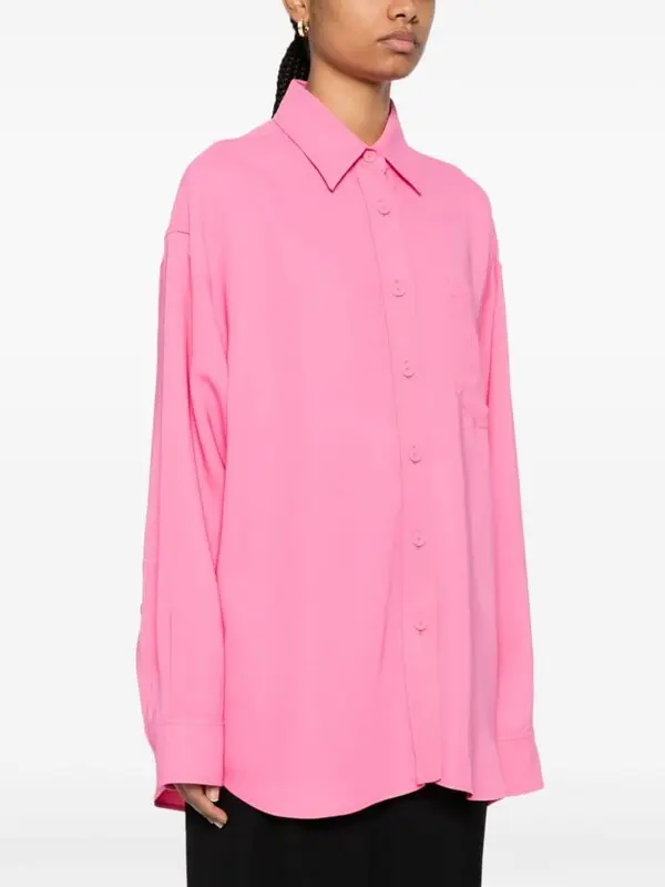 Stella McCartney Drop-shoulder Crepe Shirt