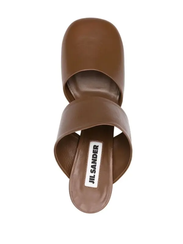JIL SANDER 65mm Square-toe Mules