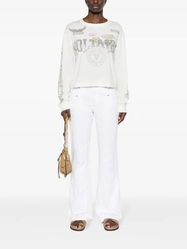 Zadig&Voltaire Elvira Mid-rise Flared Jeans