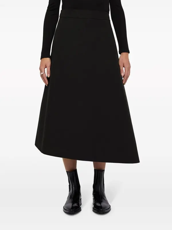 JIL SANDER Asymmetric Midi Skirt
