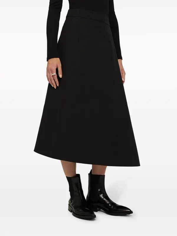 JIL SANDER Asymmetric Midi Skirt