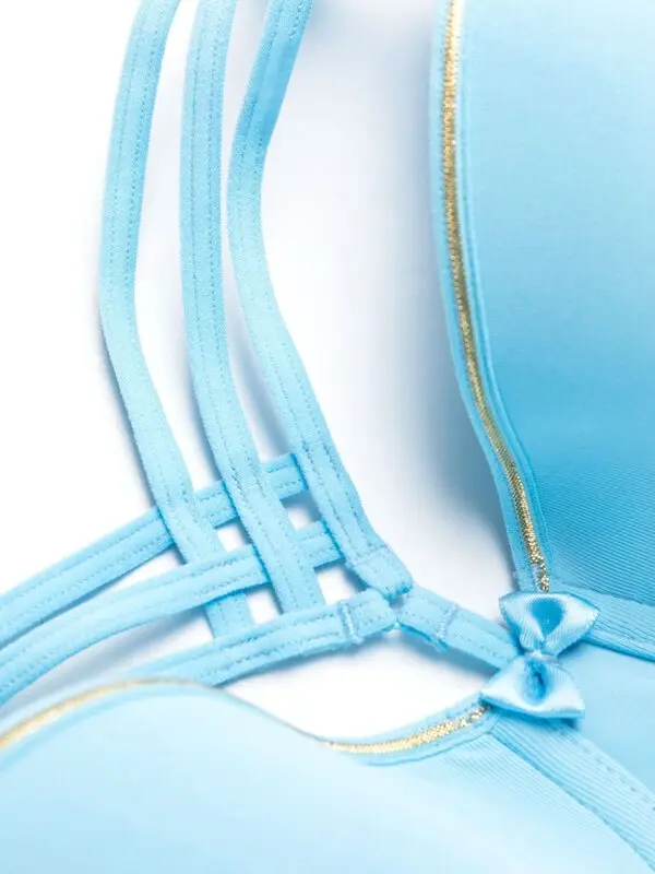 Marlies Dekkers Dame De Paris Plunge Bra - Blue