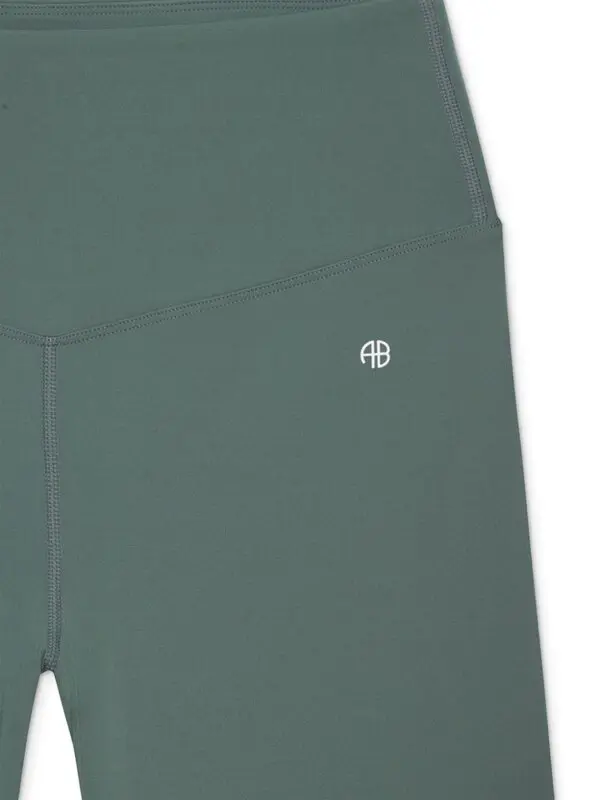 ANINE BING Blake Biker Shorts - Green