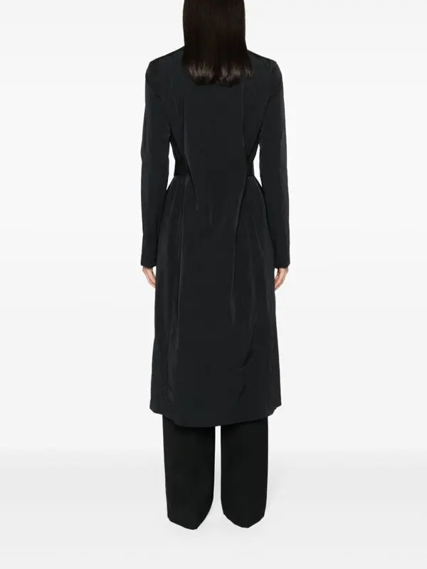 Fabiana Filippi Open-front Crinkled Parka Coat