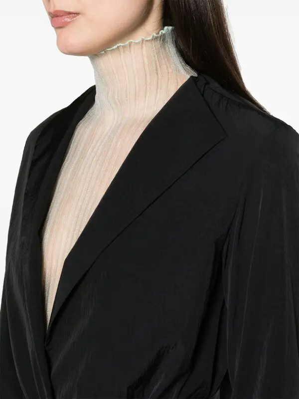 Fabiana Filippi Open-front Crinkled Parka Coat