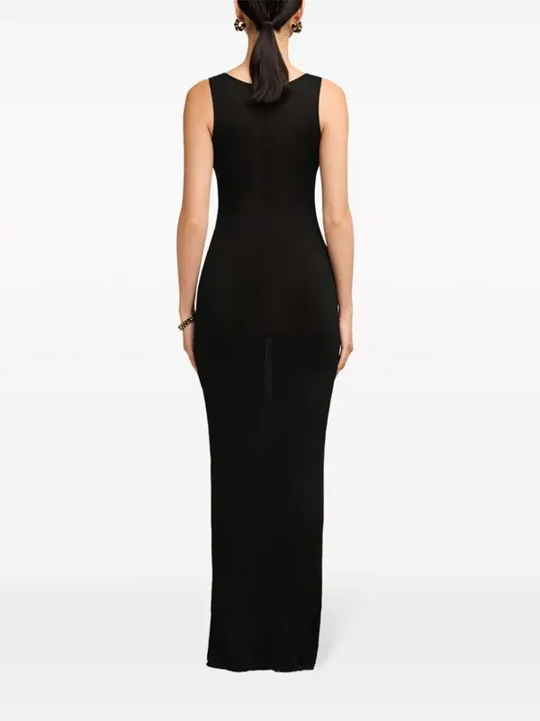 AMI Paris Sleeveless Cotton Maxi Dress