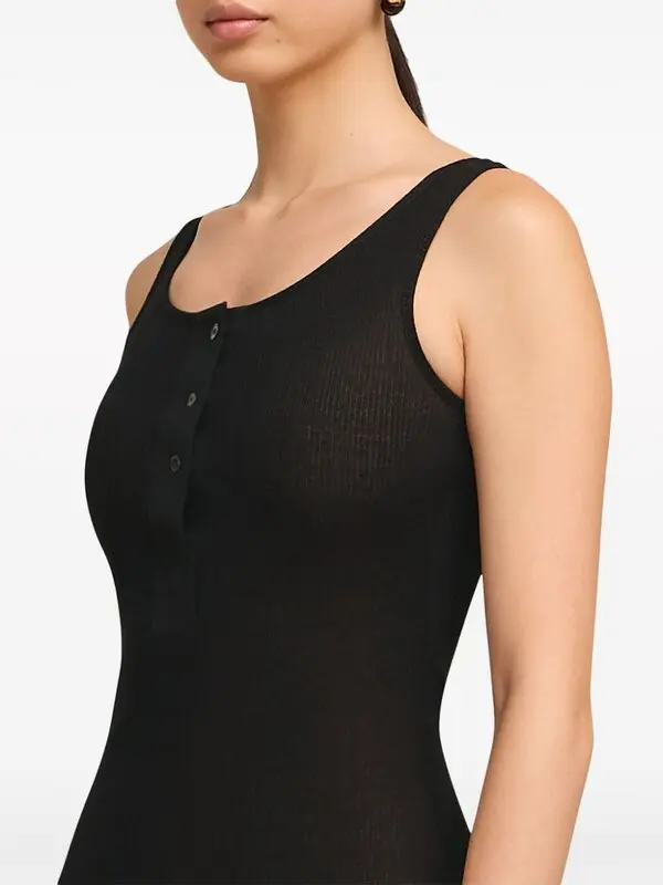 AMI Paris Sleeveless Cotton Maxi Dress