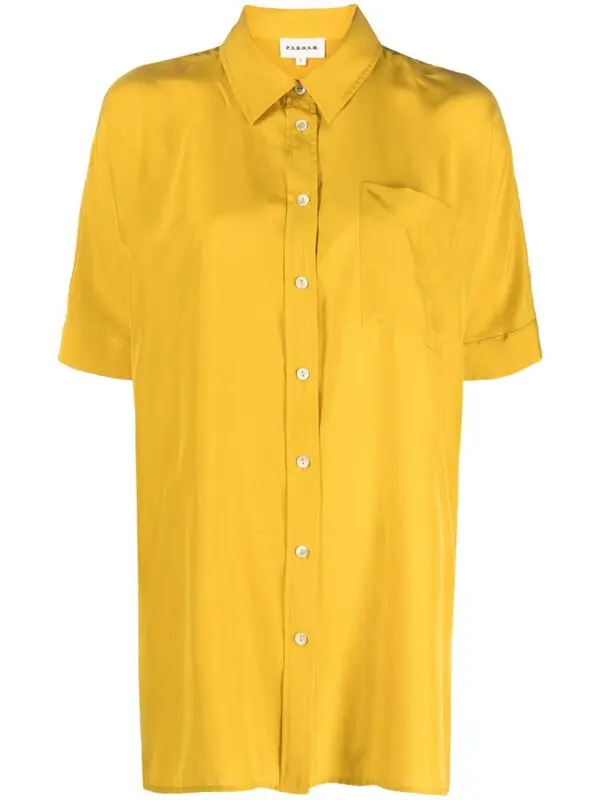 P.a.r.o.s.h Short-sleeve Silk Shirt