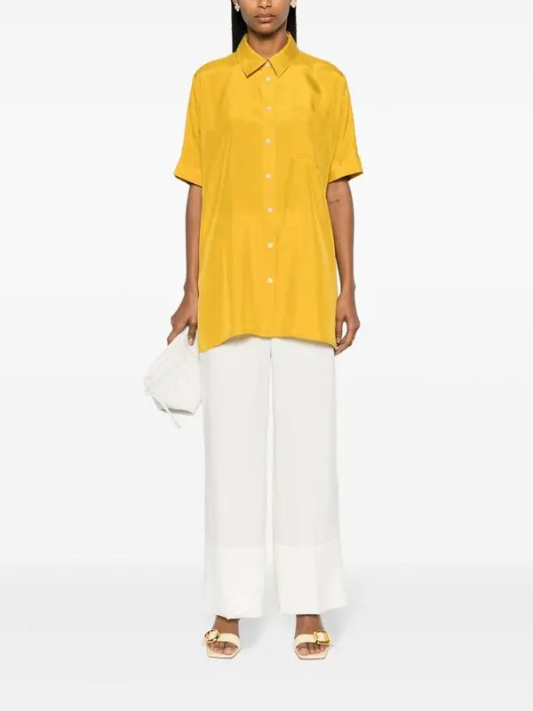 P.a.r.o.s.h Short-sleeve Silk Shirt