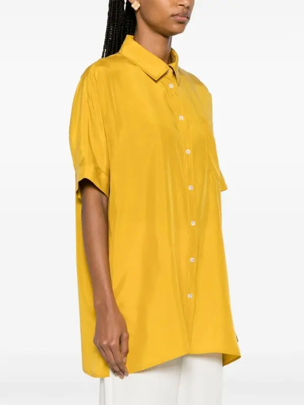 P.a.r.o.s.h Short-sleeve Silk Shirt