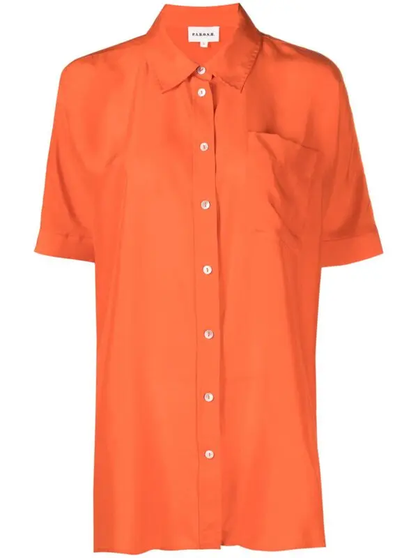 P.a.r.o.s.h Short Sleeve Silk Shirt
